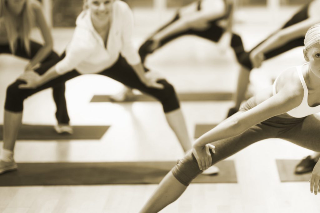 Aeróbic step - Gim Danza Silvia en Delicias, Madrid.